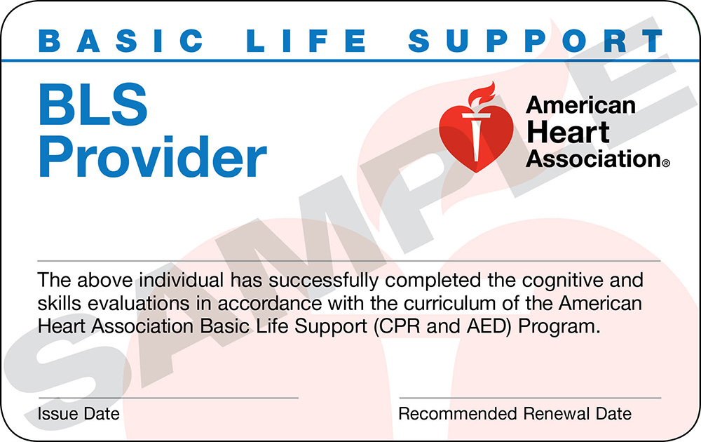 BLS Provider CPR Society 